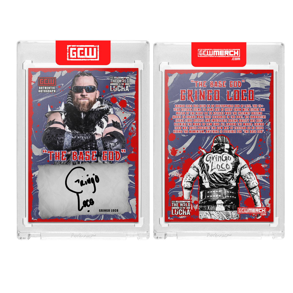 Gringo Loco Autograph Card – Game Changer Wrestling