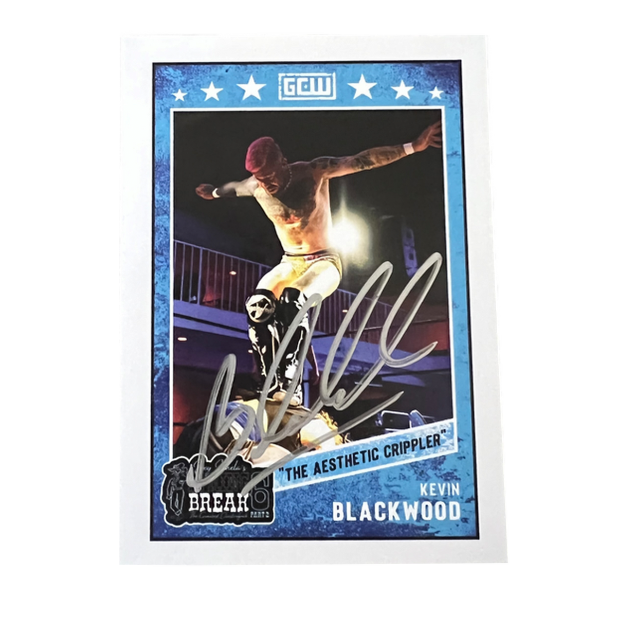 Kevin Blackwood Signed Trading Card – Game Changer Wrestling