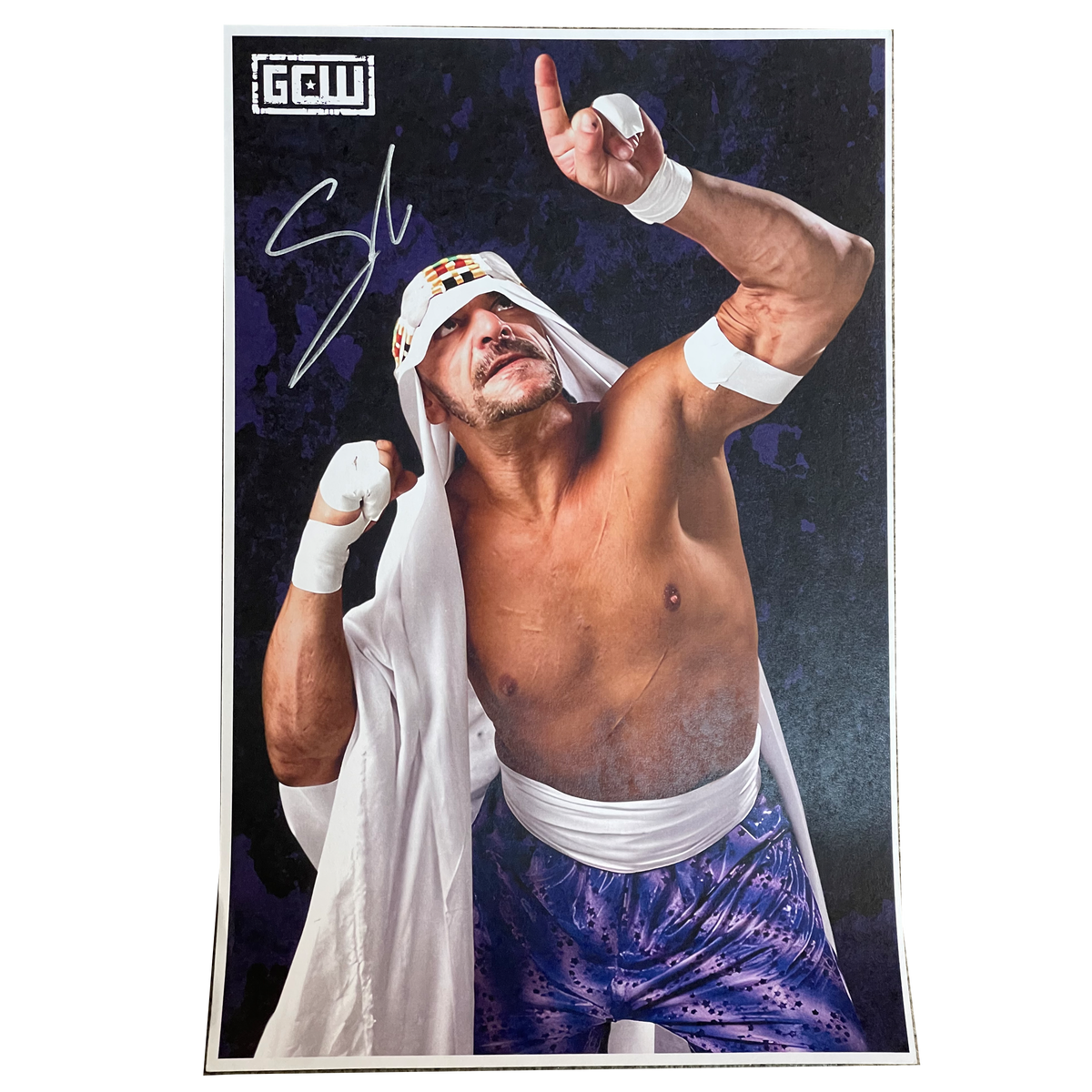 Sabu Signed 11x17 – Game Changer Wrestling