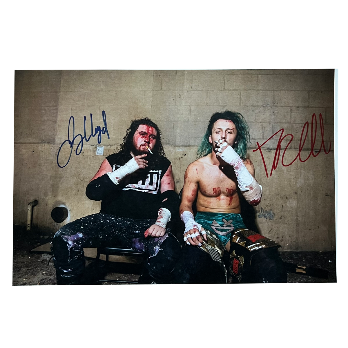 Drew Parker/Jimmy Lloyd Signed 8x10 – Game Changer Wrestling